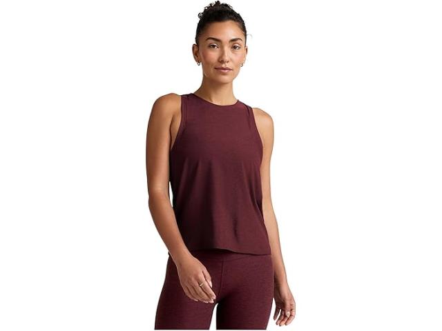 (取寄) ビヨンドヨガ レディース フェザーウェイト リバランス タンク Beyond Yoga women Featherweight Rebalance Tank Midnight Burgundy Heather
