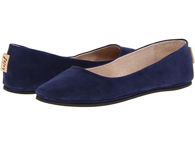 (取寄) フレンチ ソール レディース スループ フラッツ French Sole women  Sloop Flat Navy Suede