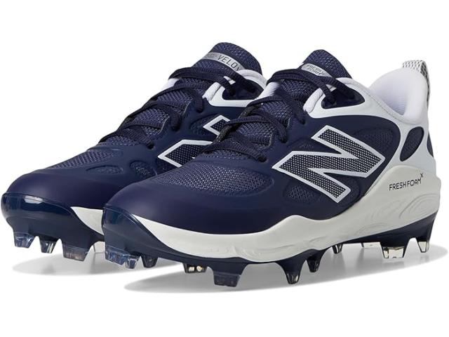 (取寄) ニューバランス レディース フレッシュ フォーム モールデッド ソフトボール クリーツ New Balance women Fresh Foam Velov4 Molded Softball Cleats Team Navy/White