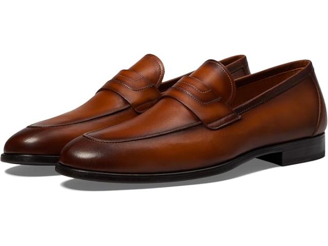 (取寄) マグナーニ メンズ キーガン ペニー Magnanni men Magnanni Keagan Penny Cuero/Mid Brown