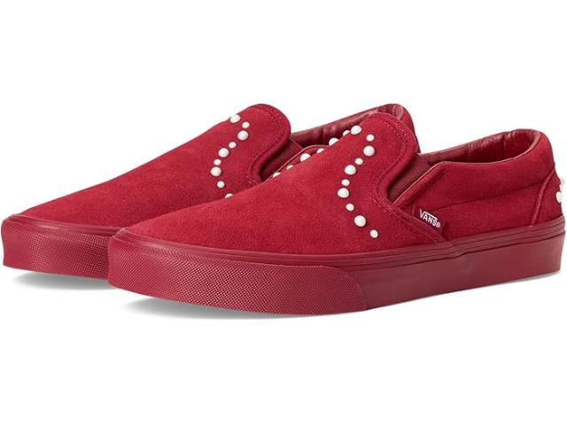 (取寄) バンズ クラシック スリッポン Vans Classic Slip-On Pearls Bordeaux