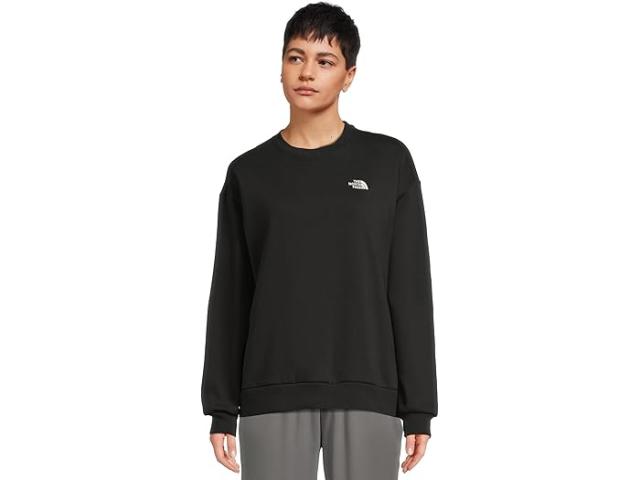 (取寄) ノースフェイス レディース エボリューション エンブロイダー オーバーサイズ クルー The North Face women Evolution Embroidered Oversized Crew TNF Black