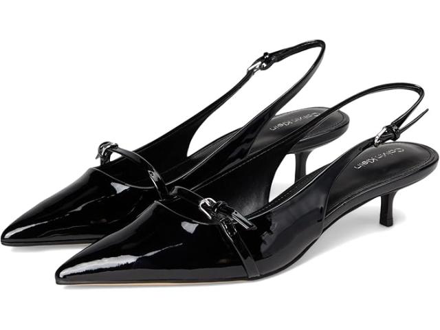(取寄) カルバンクライン レディース    women Simira Black Patent