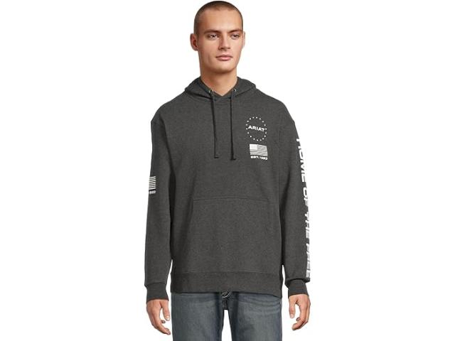 (取寄) アリアット メンズ パトリオット ブーディ Ariat men Sponsor Patriot Hoodie Black