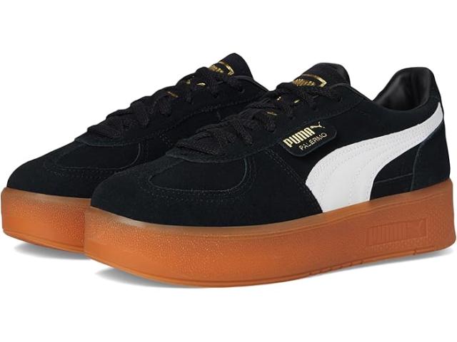 (取寄) プーマ レディース パレルモ シューズ PUMA women Palermo Elevata Shoes Puma Black/Gum