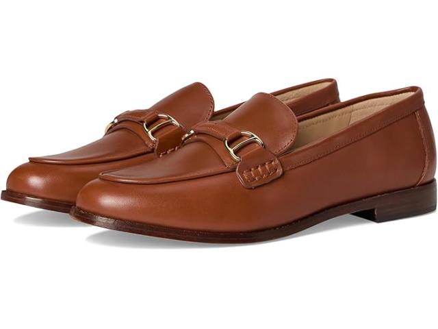 (取寄) ローレン ラルフローレン レディース ターシャ レザー ローファーズ Lauren Ralph Lauren women Tasha Leather Loafers Lauren Tan