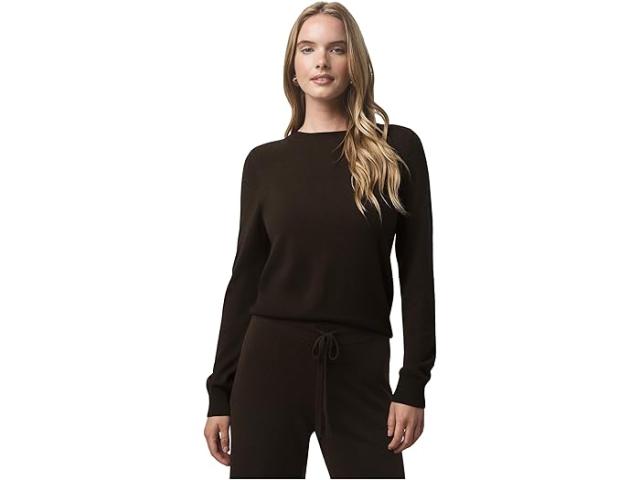 (取寄) スプレンディッド レディース トリ カシミア クルー セーター Splendid women Tori Cashmere Crew Sweater Soft Chocolate