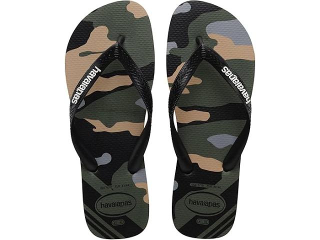 (取寄) ハワイアナス メンズ トップ カモ フリップ フロップ サンダル Havaianas men Top Camo Flip Flop Sandal Green Olive 1