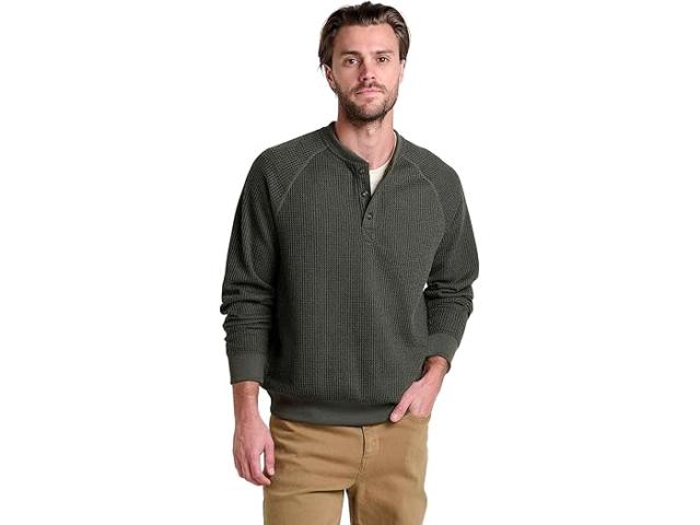 (取寄) トードアンドコー メンズ ビタールート ロング スリーブ ヘンリー Toad&Co men Bitterroot Long Sleeve Henley Olive