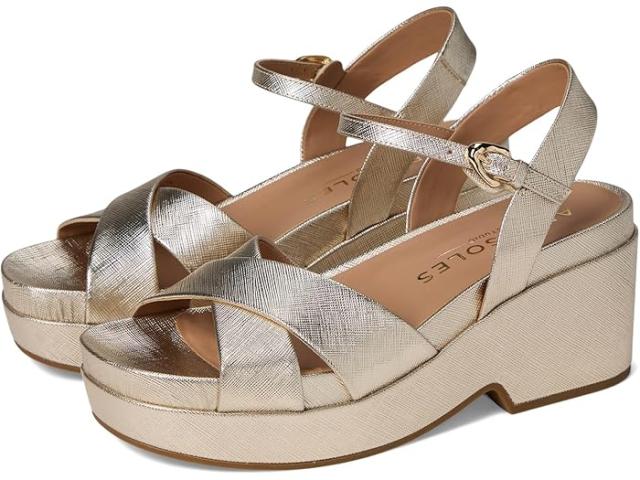 (取寄) エアロソールズ レディース  Aerosoles women Chabella Gold llic Textured Faux Leather