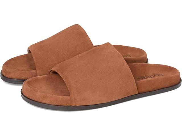 (取寄) セイシェル レディース ファラー スエード スライド サンダル Seychelles women Farrah Suede Slide Sandal Tan