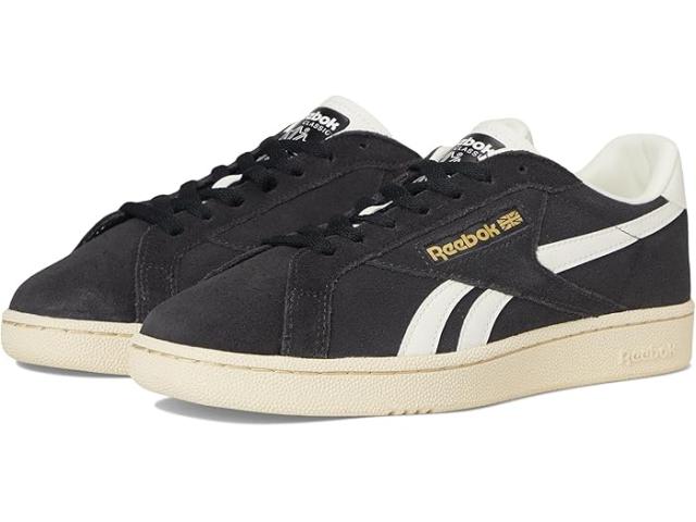 (取寄) リーボック ライフスタイル クラブ シー グラウンズ UK Reebok Lifestyle Club C Grounds UK Washed Black/Paper White/Chalk