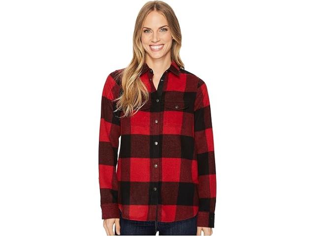 (取寄) フェールラーベン レディース カナダ シャツ Fjllrven women Fjallraven  Shirt Red
