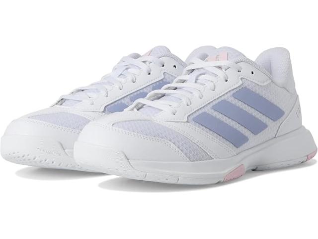 (取寄) アディダス レディース リグラ 8 インドア バレーボール シューズ adidas women Ligra 8 Indoor Volleyball Shoes White/Violet Tone/Clear Pink
