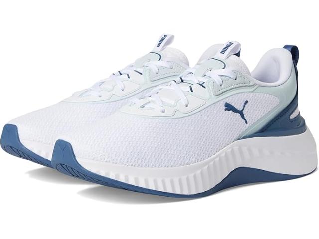 (取寄) プーマ レディース ソフトライド セラ クロス トレーニング シューズ PUMA women Softride Sera Cross Training Shoes White/Dark Indigo/Sea Glass