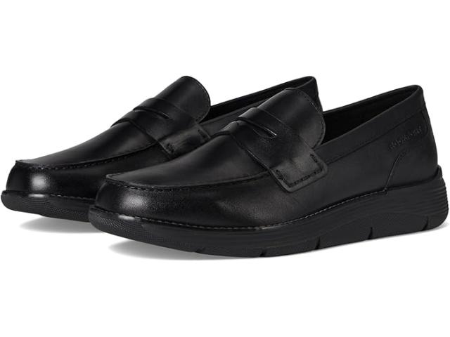 (取寄) ロックポート メンズ リアム Rockport men Liam Black Leather