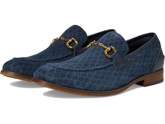 (取寄) ステイシー アダムス メンズ ブリンクリー モック トゥ スリッポン Stacy Adams men Brinkley Moc Toe Slip-On Navy