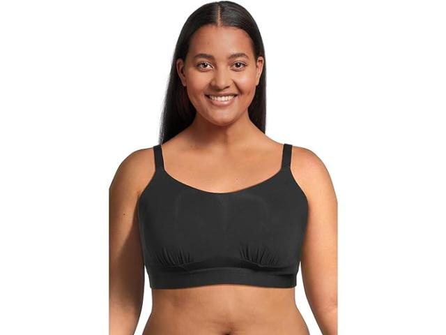 (取寄) エロミ レディース ダウンタイム ワイヤレス ブラレット elomi women Downtime Wireless Bralette Black