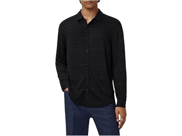 (取寄) ジョン バルベイトス メンズ レッドモンド シャツ John Varvatos men Redmond Shirt K7039W25 Black