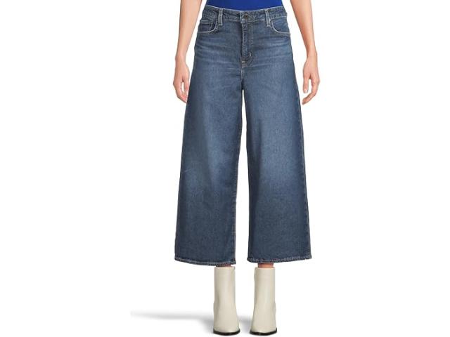 (取寄) ローレン ラルフローレン レディース ハイライズ ワイド-レッグ クロップド ジーンズ Lauren Ralph Lauren women High-rise Wide-leg Cropped Jeans Marina Wash