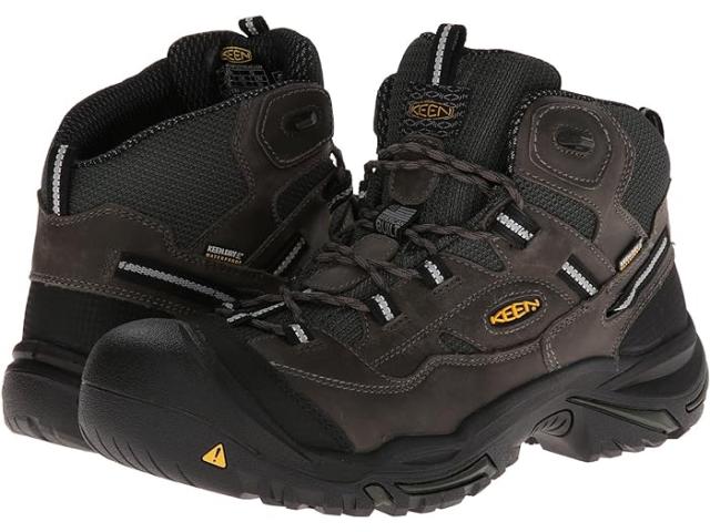 (取寄) キーン ユーティリティ メンズ ブラドック ミッド Wp KEEN Utility men KEEN Utility Braddock Mid WP Gargoyle/Forest Night