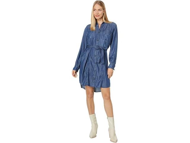 (取寄) ハットレイ レディース ライリー シャツドレス Hatley women Riley Shirtdress Maritime Denim Wash