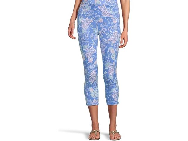 (取寄) リリー ピュリッツァー レディース ウィークエンダー ハイ ライズ クロップ Lilly Pulitzer women Weekender High Rise Crop Sunwashed Blue Citrus Crush