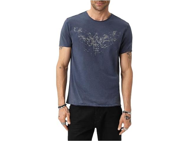 (取寄) ジョン バルベイトス メンズ モス ティー John Varvatos men Moth Tee Kg7085w25 Mulberry