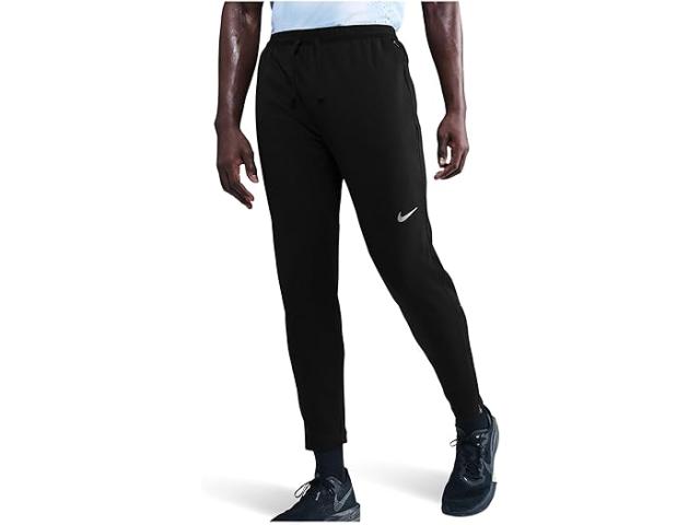 (取寄) ナイキ メンズ ストライド ドライ-フィット ニット ランニング パンツ Nike men Stride Dri-FIT Knit Running Pants Black/Reflective Silver