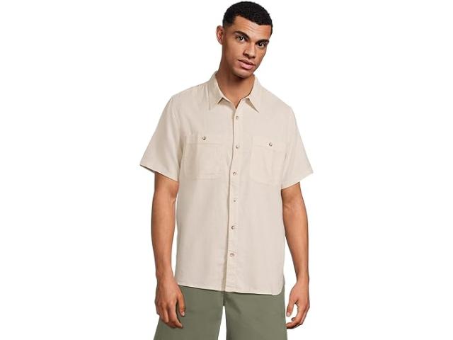 (取寄) トードアンドコー メンズ タージ ヘンプ ショート スリーブ シャツ Toad&Co men Taj Hemp Short Sleeve Shirt Oatmeal