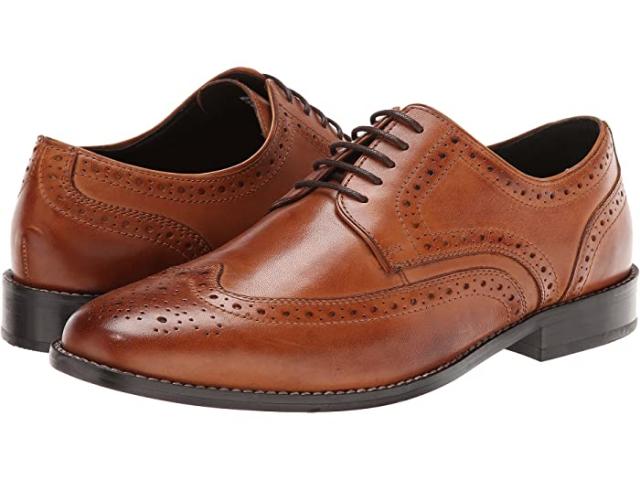 (取寄) ナン ブッシュ メンズ ネルソン ウイング ティップ ドレス カジュアル オックスフォード Nunn Bush men  Nelson Wing Tip Dress Casual Oxford Cognac