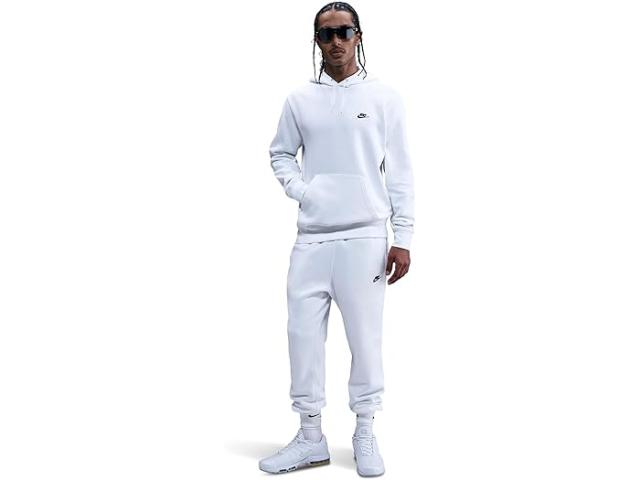 (取寄) ナイキ メンズ クラブ フリース プルオーバー ブーディ Nike men Club Fleece Pullover Hoodie White/White/Black