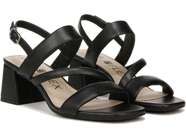 (取寄) ライフストライド レディース セリア スリングバック ストラップ ドレス サンダル LifeStride women Celia Slingback Strappy Dress Sandals Black