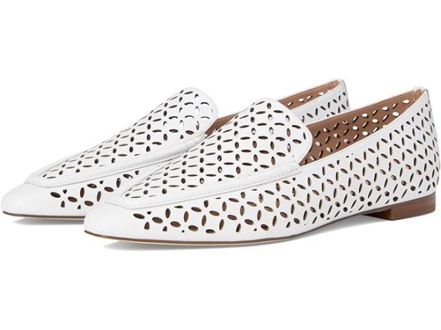 (取寄) コールハーン レディース シャンタル ローファーズ Cole Haan women Chantal Loafers White Perforated Leather
