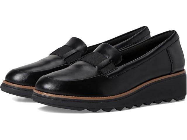(取寄) クラークス レディース シャロン ペース Clarks women Sharon Pace Black Leather 1