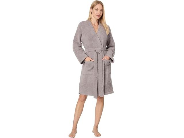 (取寄) ベアフットドリームス レディース コージシック ソリッド ローブ Barefoot Dreams women CozyChic Solid Robe Beach Rock