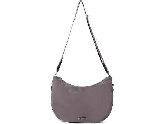 (取寄) バッガリーニ レディース クレセント コンバーチブル ホーボー Baggallini women Crescent Convertible Hobo Smoke Twill