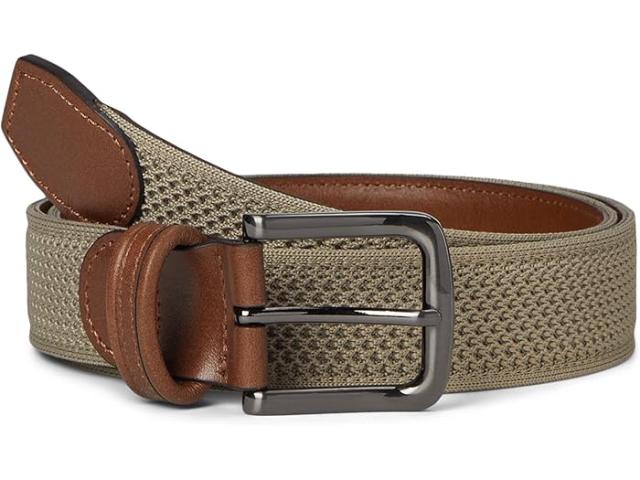 (取寄) ジョンストン&マーフィー メンズ アマースト ニット ベルト Johnston & Murphy men Amherst Knit Belt Taupe