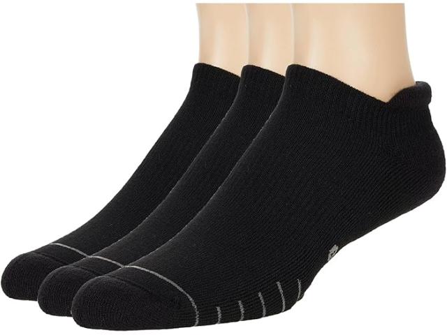 (取寄) ユーロソックス エース クール ノーショー タブ 3-パック Eurosock Ace Cool No-Show Tab 3-Pack Black