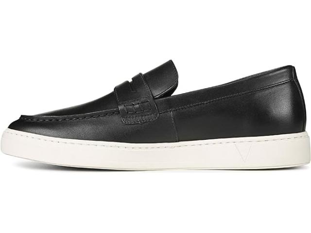 (取寄) バイオニック メンズ トンプソン スリッポン VIONIC men Thompson Slip-ons Black Veg Leather