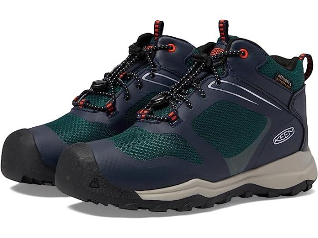 (取寄) キーン キッズ ボーイズ ミッド ウォータープルーフ (リトル キッド/ビッグ キッド) KEEN Kids boys KEEN Kids Wanduro Mid Waterproof (Little Kid/Big Kid) Sky Captain/Sea Moss