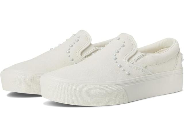 (取寄) バンズ クラシック スリッポン プラットフォーム Vans Classic Slip-On Platform Pearls Marshmallow