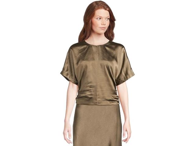 (取寄) リラ P レディース サテン ドルマン ショート スリーブ Lilla P women Satin Dolman Short Sleeve Parsley