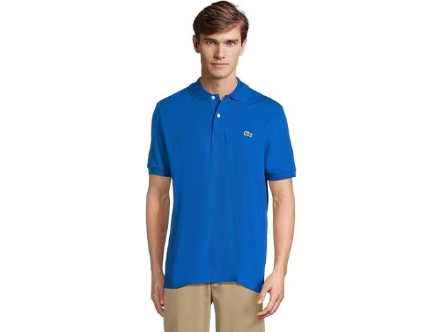 (取寄) ラコステ メンズ クラシック フィット L.12.12 ライト ピケ ポロ Lacoste men Classic Fit L.12.12 Light Pique Polo Gipsy Blue