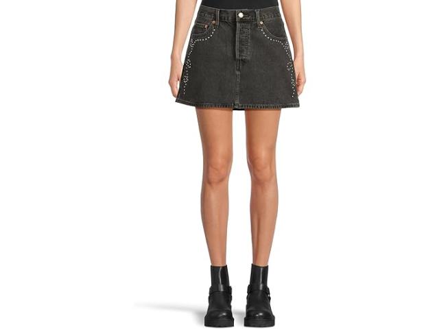 (取寄) リーバイス プレミアム レディース アイコン スカート Levi's Premium women Icon Skirt Bejeweled