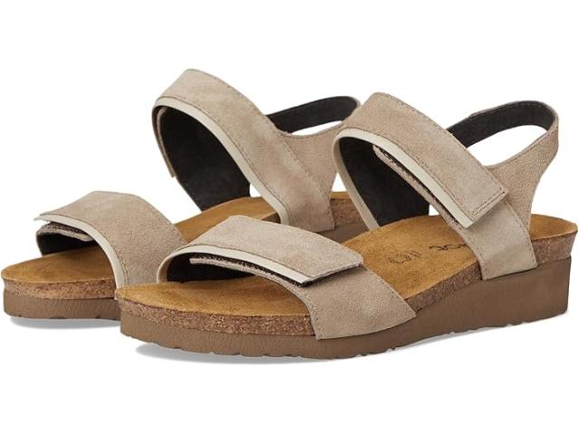 (取寄) ナオト レディース アイシャ - ワイド Naot women Aisha - Wide Almond Suede/Ivory Leather