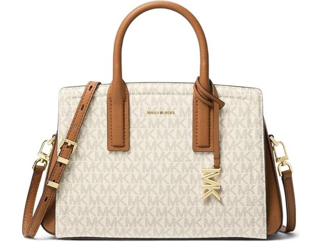 (取寄) マイケルコース レディース ライラ スモール サッチェル MICHAEL Michael Kors women Laila Small Satchel Vanilla/Acorn