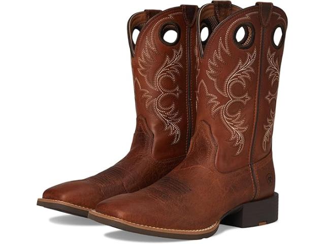 (取寄) アリアット メンズ スポーツ ロデオ カウボーイ ブーツ Ariat men Sport Rodeo Cowboy Boots Aged Tan Elephant Print