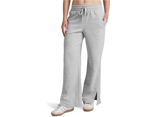 (取寄) ビヨンドヨガ レディース サイド スリット ワイド レッグ パンツ Beyond Yoga women Luxefleece Side Slit Wide Leg Pants Light Heather Gray