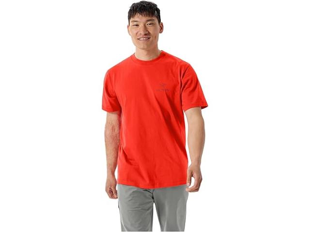 (取寄) アークテリクス メンズ クラッグ Sl コットン バード ワード ショート スリーブ Arc'teryx men Kragg SL Cotton Bird Word Short Sleeve Dynasty/Mars